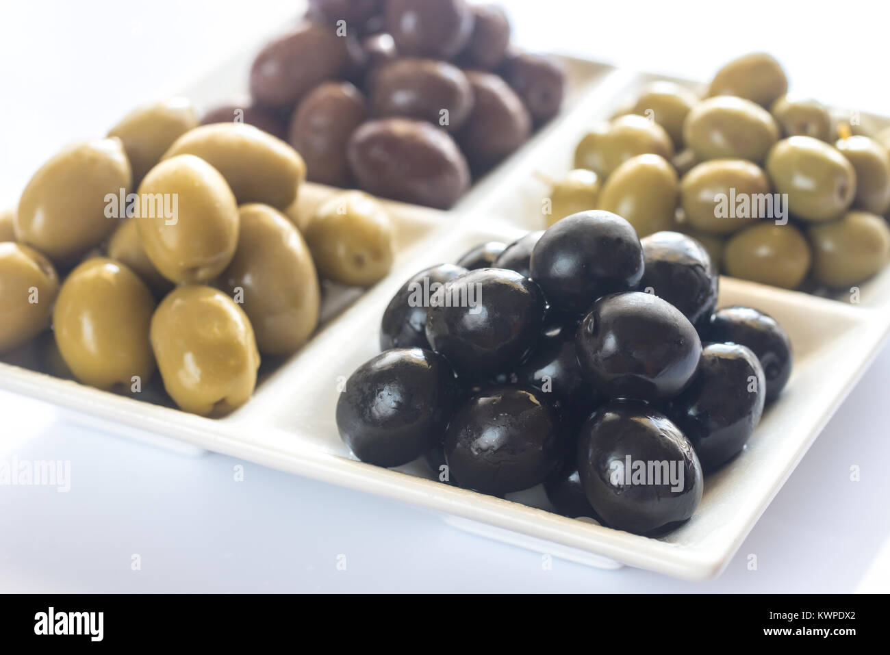 Assortment of olives Stock Photo - Alamy