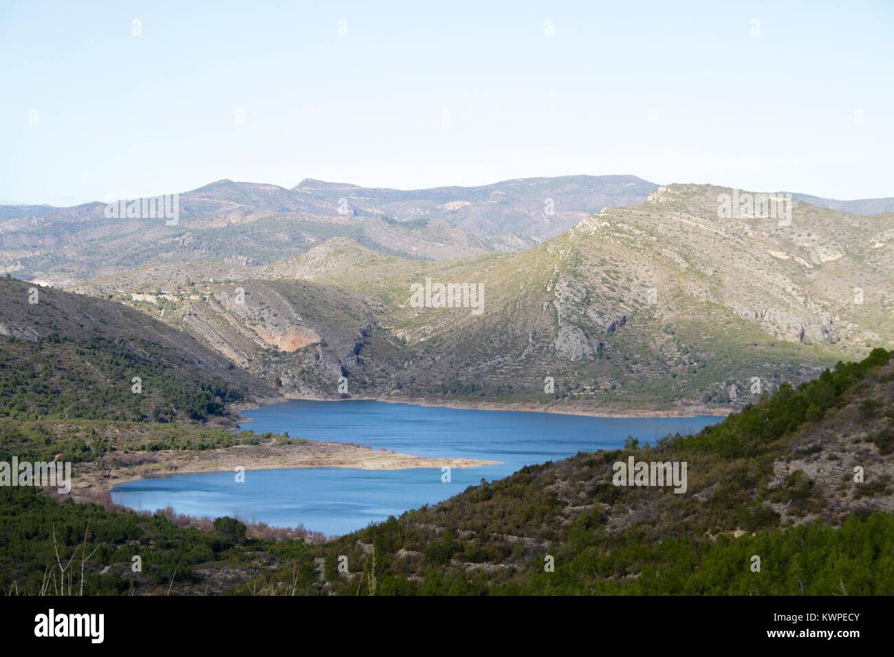 The dam of Chulillia sits at the top of the Charco Azul gauge, this is ...