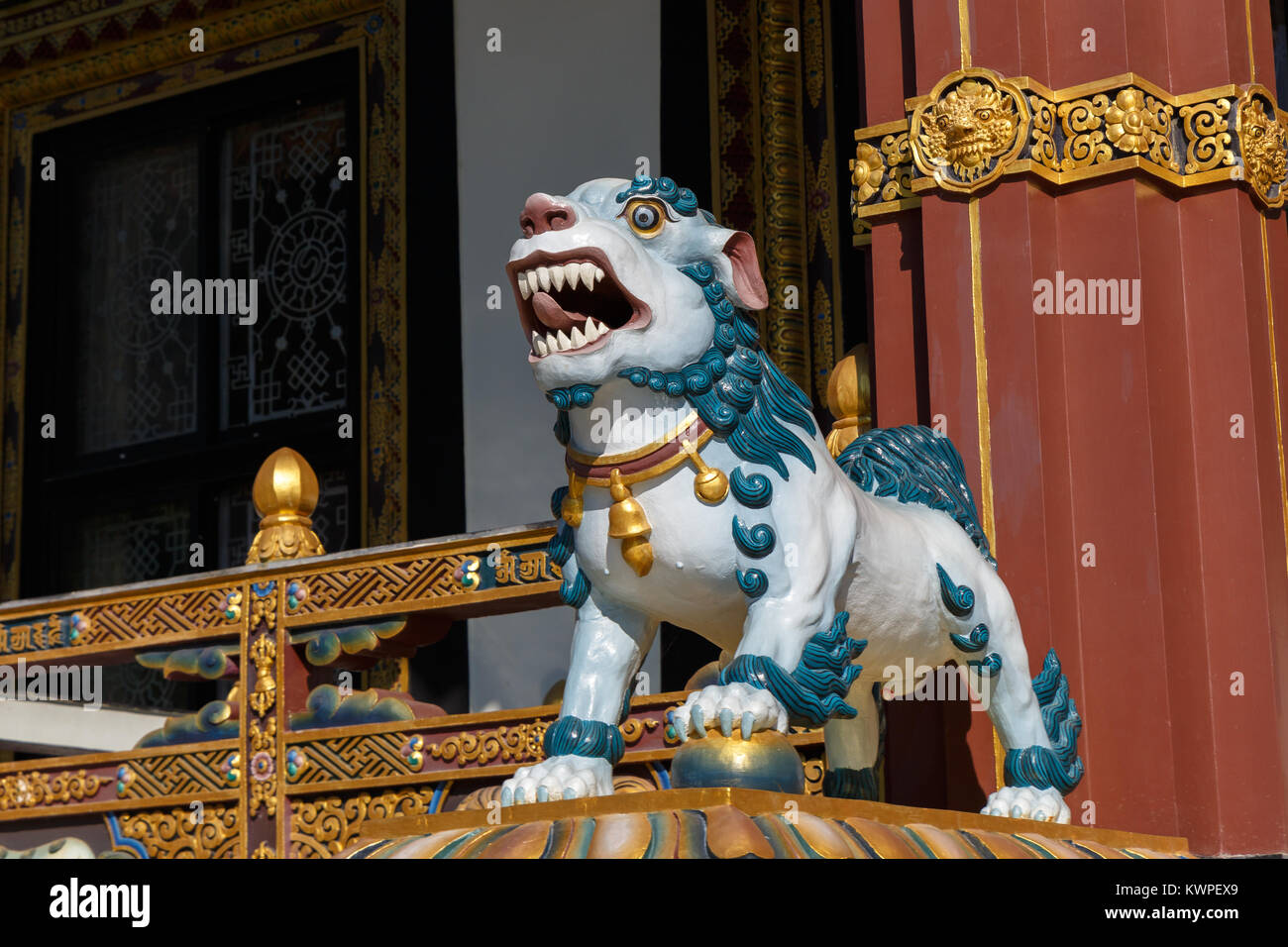 Tibetan temple dog hi-res stock photography and images - Alamy