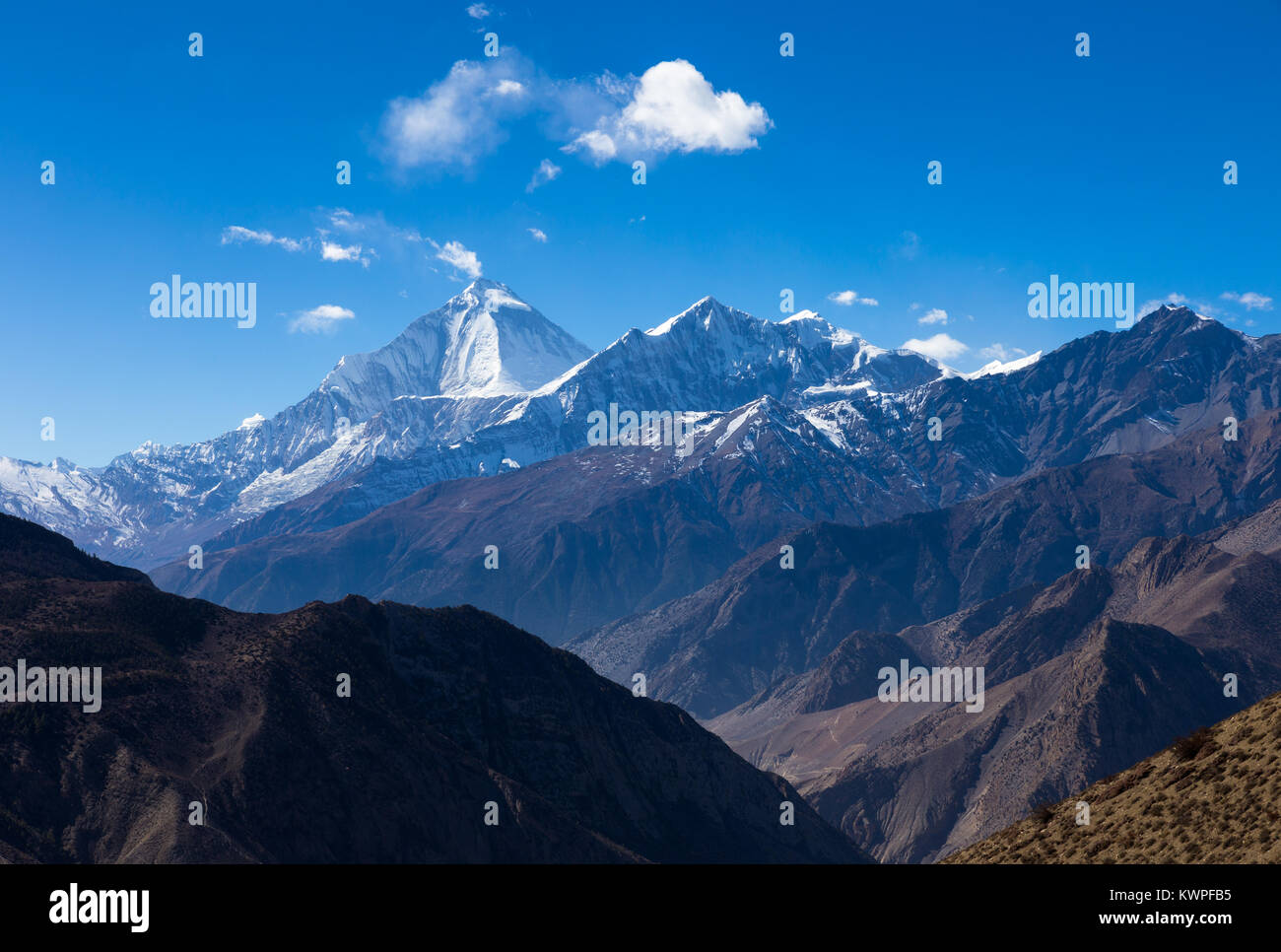 Mount dhaulagiri hi-res stock photography and images - Alamy