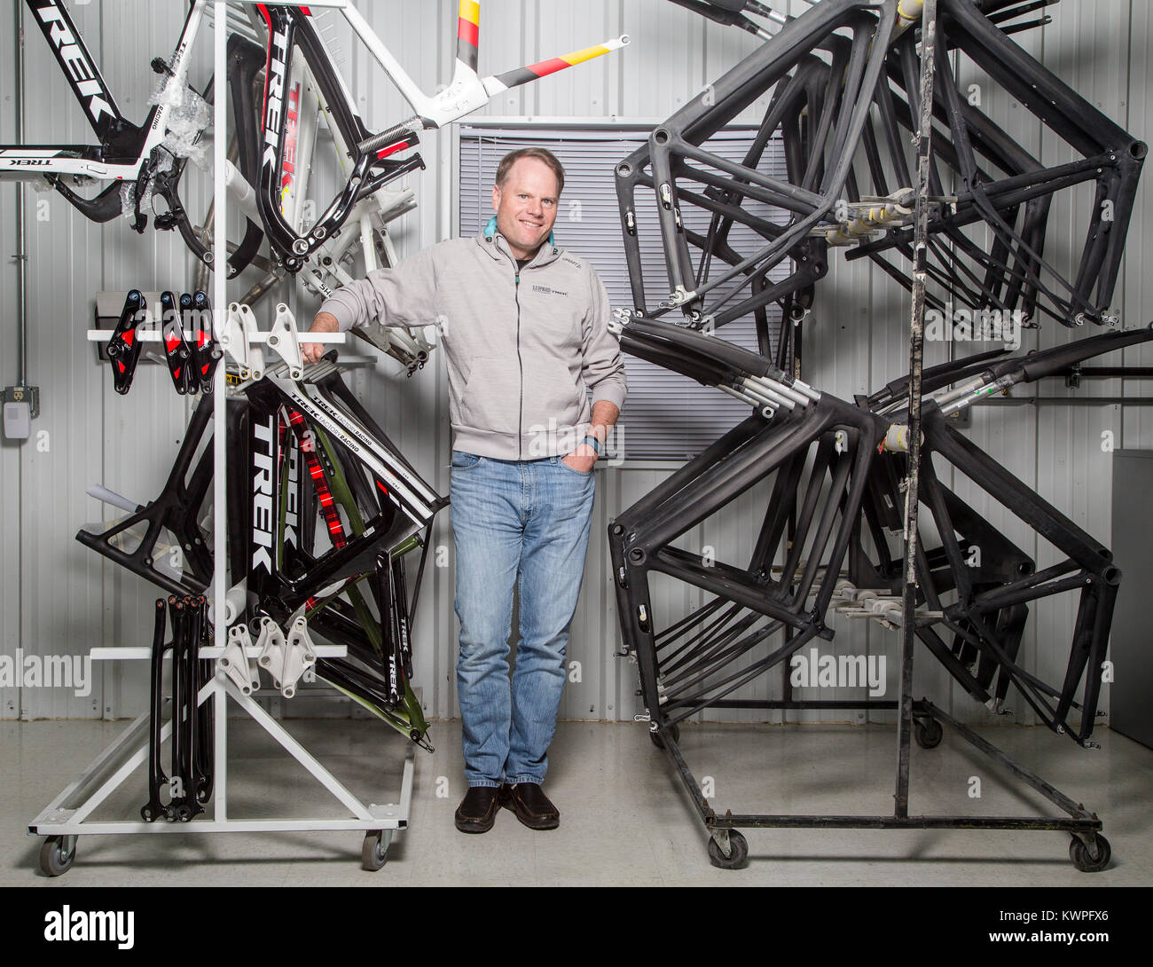 John Burke, CEO of TREK Bicycles Stock Photo - Alamy