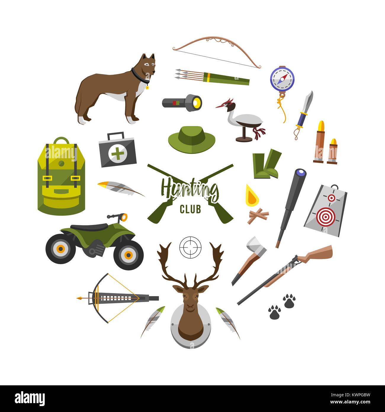 Equipment in adventure Cut Out Stock Images & Pictures - Alamy