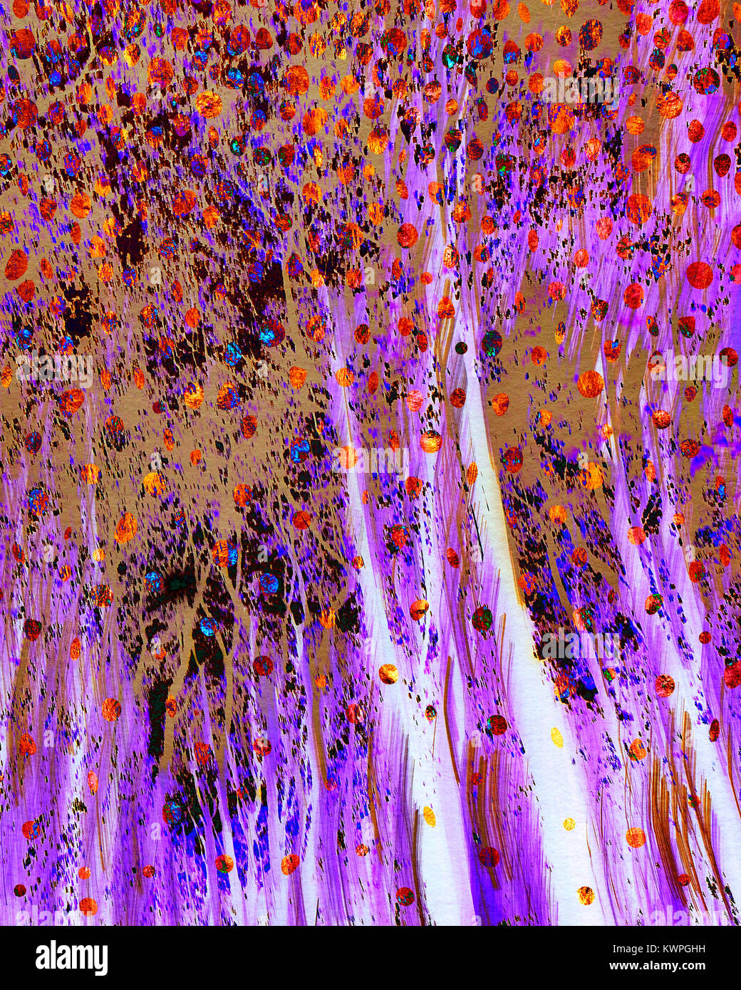 MODERN ART: April Showers Stock Photo - Alamy