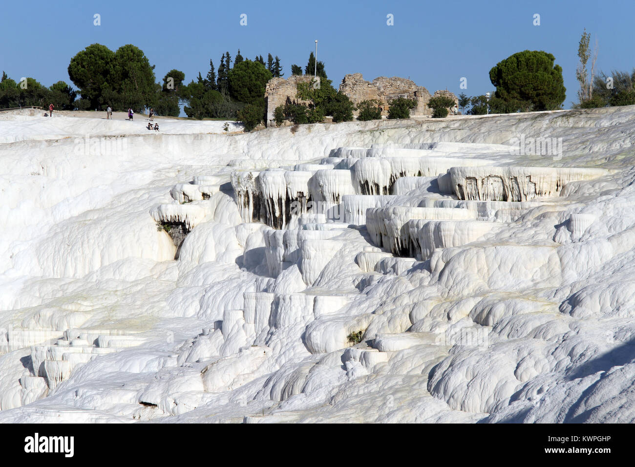 Travertine rock formations hi-res stock photography and images - Alamy