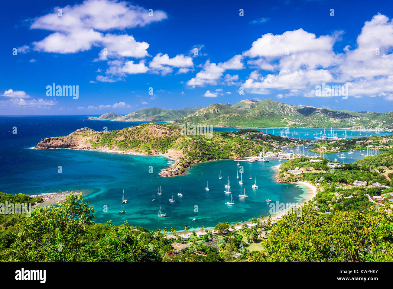 Aerial view of antigua hi-res stock photography and images - Alamy