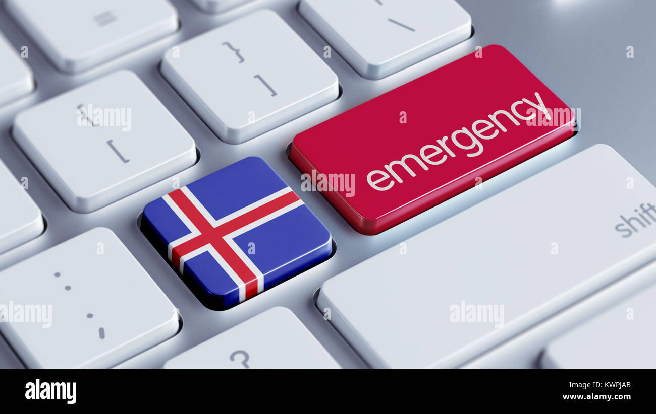 Iceland High Resolution Emergency Concept Stock Photo - Alamy