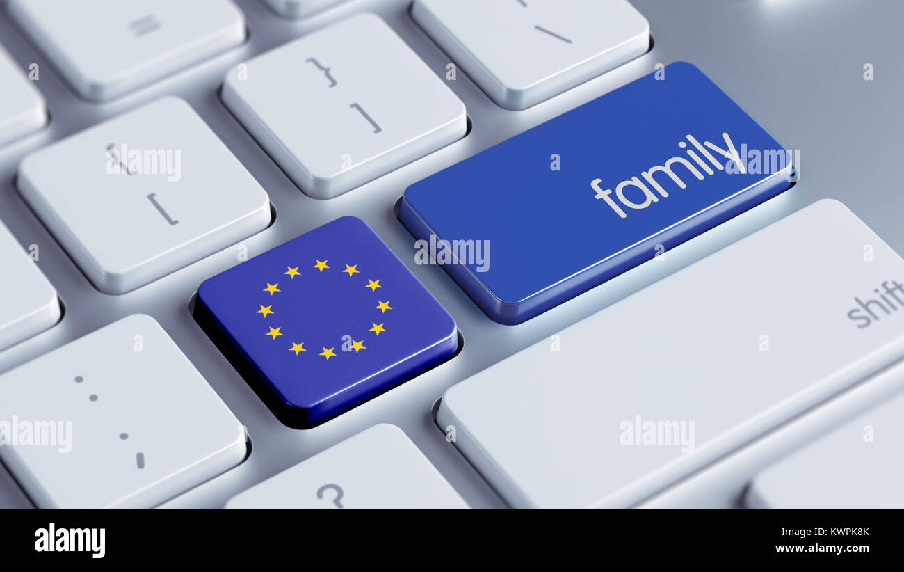 European Union High Resolution Family Concept Stock Photo - Alamy