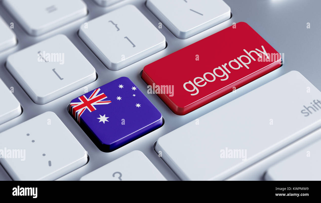 Australia High Resolution Geography Concept Stock Photo - Alamy