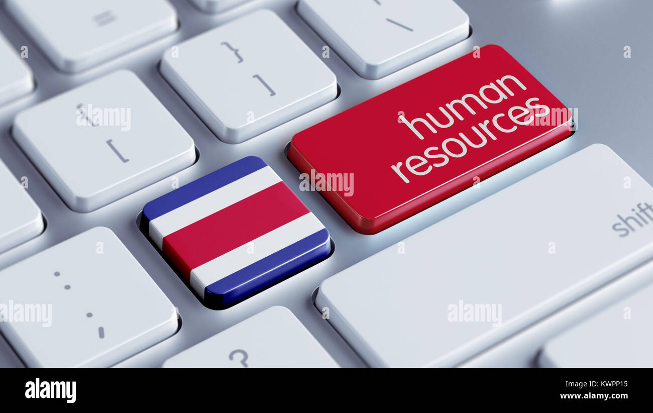 Costa Rica High Resolution Human Resources Concept Stock Photo - Alamy