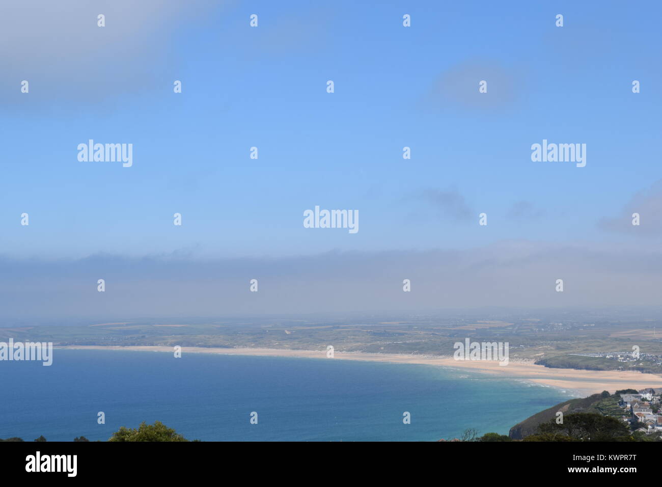 Cornwall Beach Landscape Stock Photo - Alamy