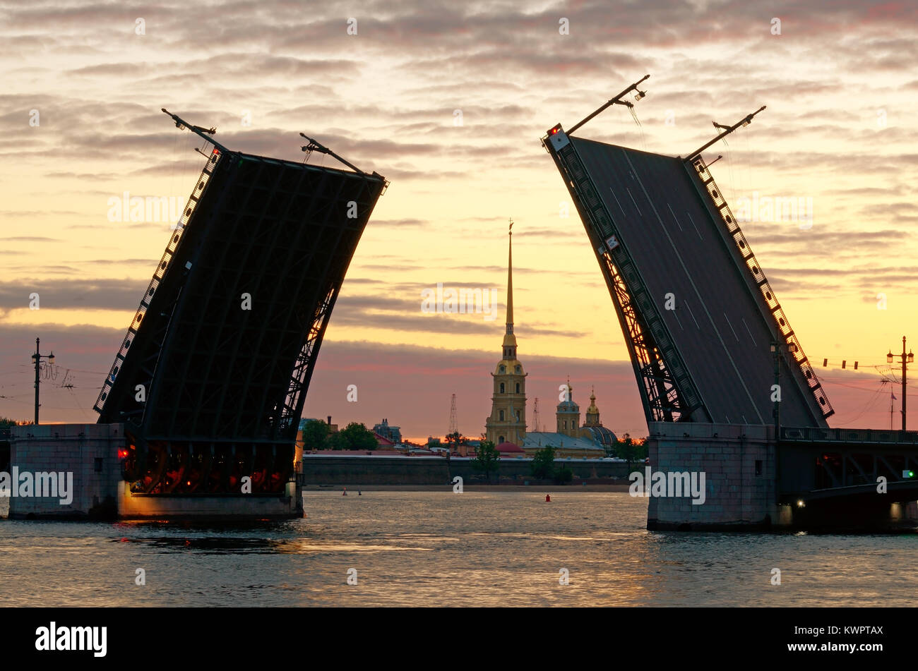 In summer, during navigation ,the city's open bridges for the passage ...