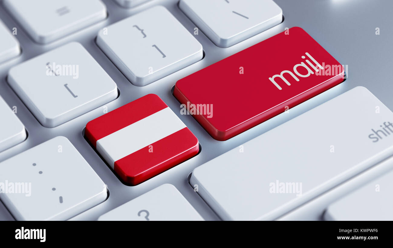 Austria High Resolution Mail Concept Stock Photo - Alamy