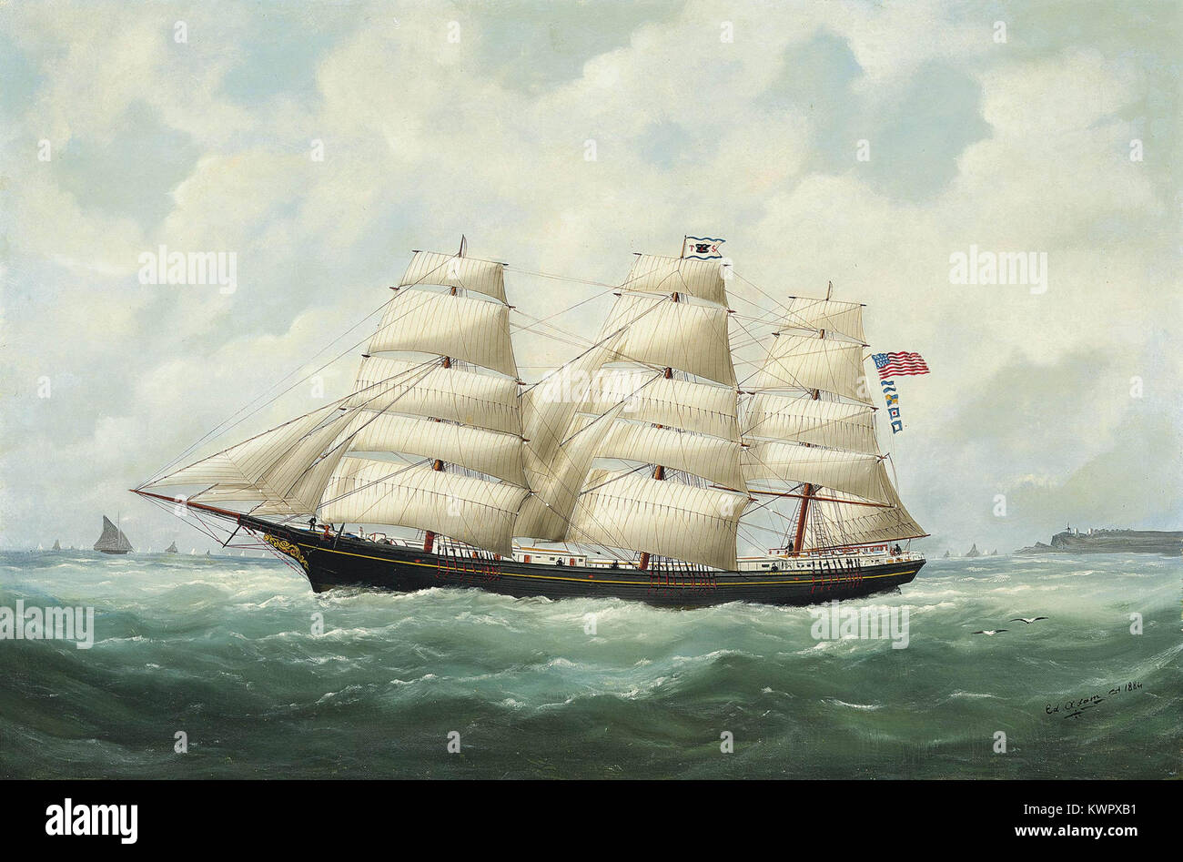 American french ships hi-res stock photography and images - Alamy