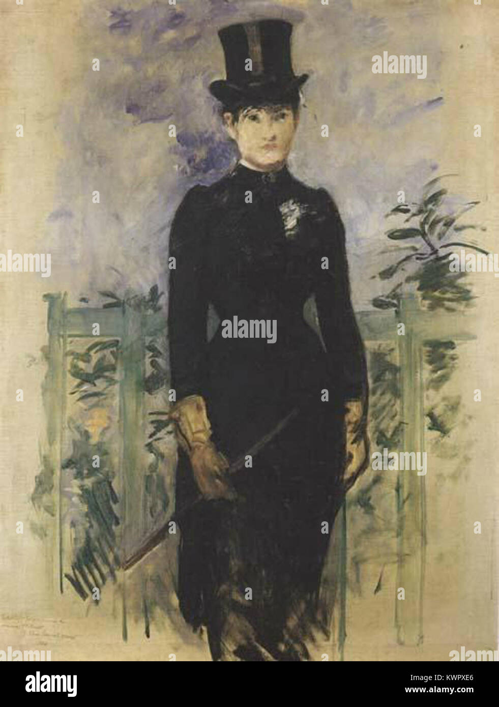 'Amazone' by Édouard Manet is a painting that captures the figure of a ...