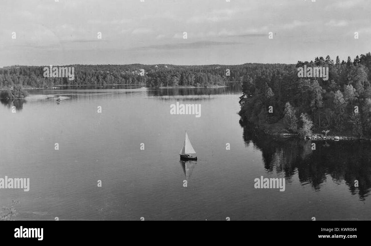 Ålsten Mälaren 1940-talet Stock Photo - Alamy