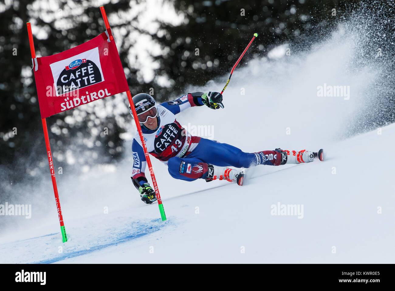 Alta Badia, Italy 17 December 2017. ROBERTS Hig (Usa) competing in the ...