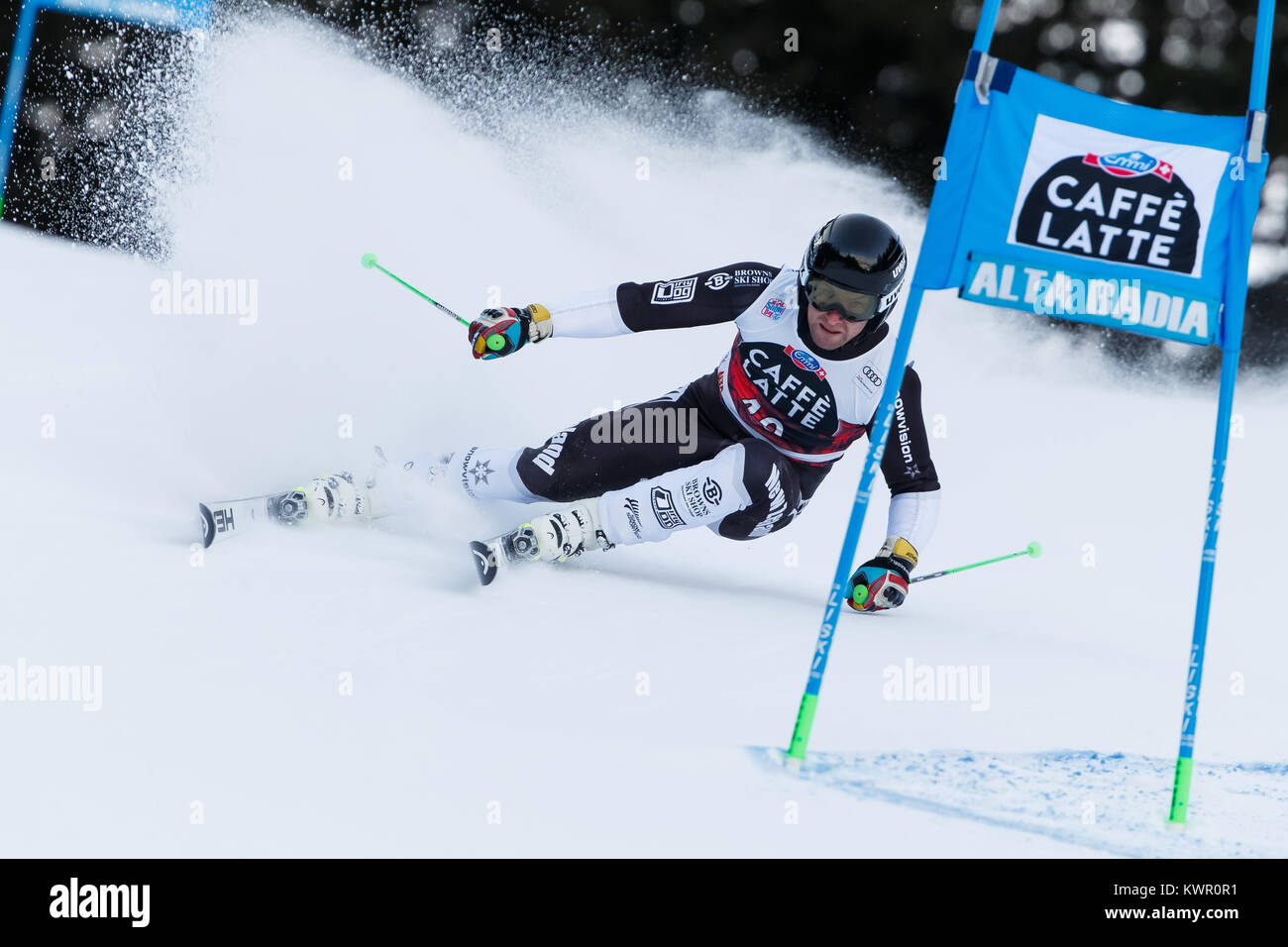 Alta Badia, Italy 17 December 2017. FEASEY Willis (Nzl) Competing in the Audi Fis Alpine Skiing ...