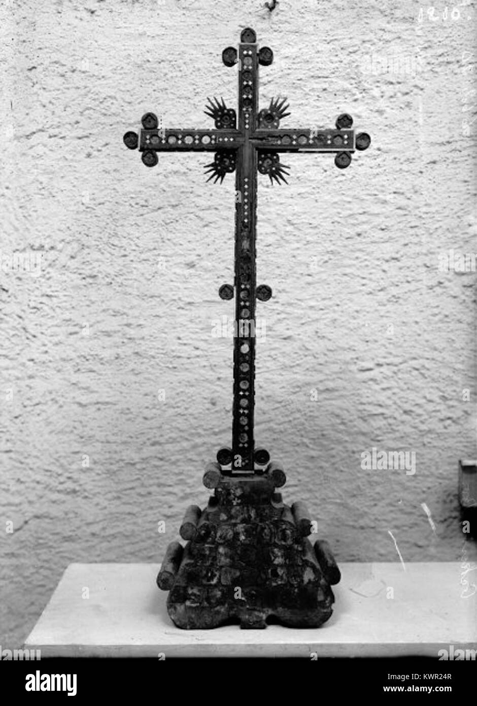 Old white christian church Black and White Stock Photos & Images - Alamy