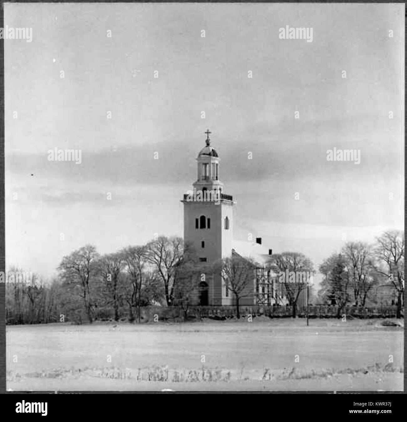 Exterior view medieval romanesque Black and White Stock Photos & Images ...