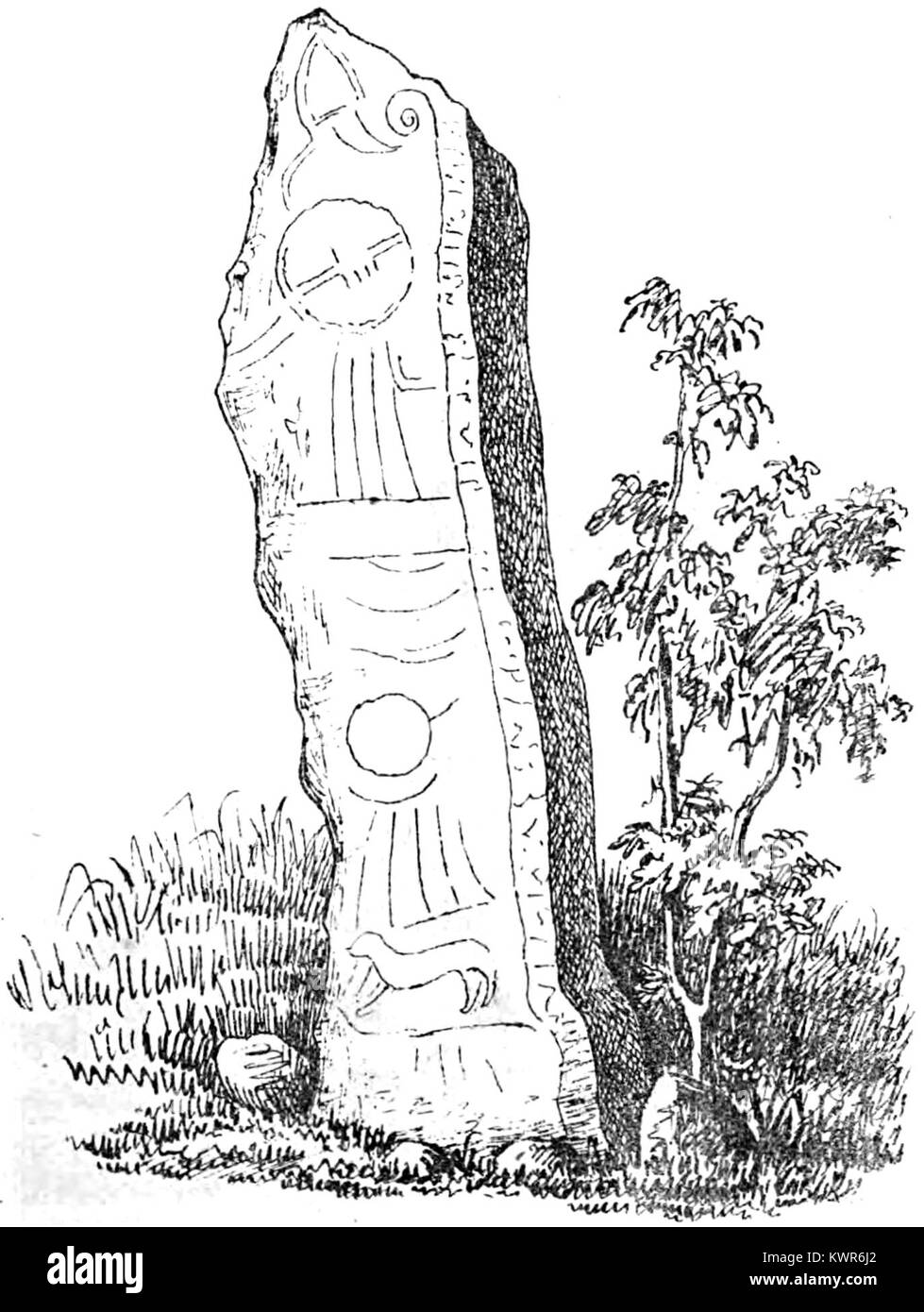 Stone cross memorial in Cut Out Stock Images & Pictures - Alamy