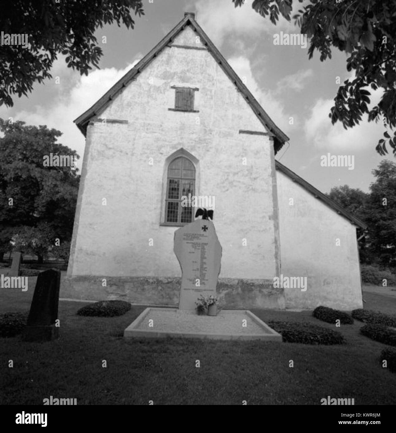 Photograph of Östergarn Church on Gotland, Sweden, displaying its ...