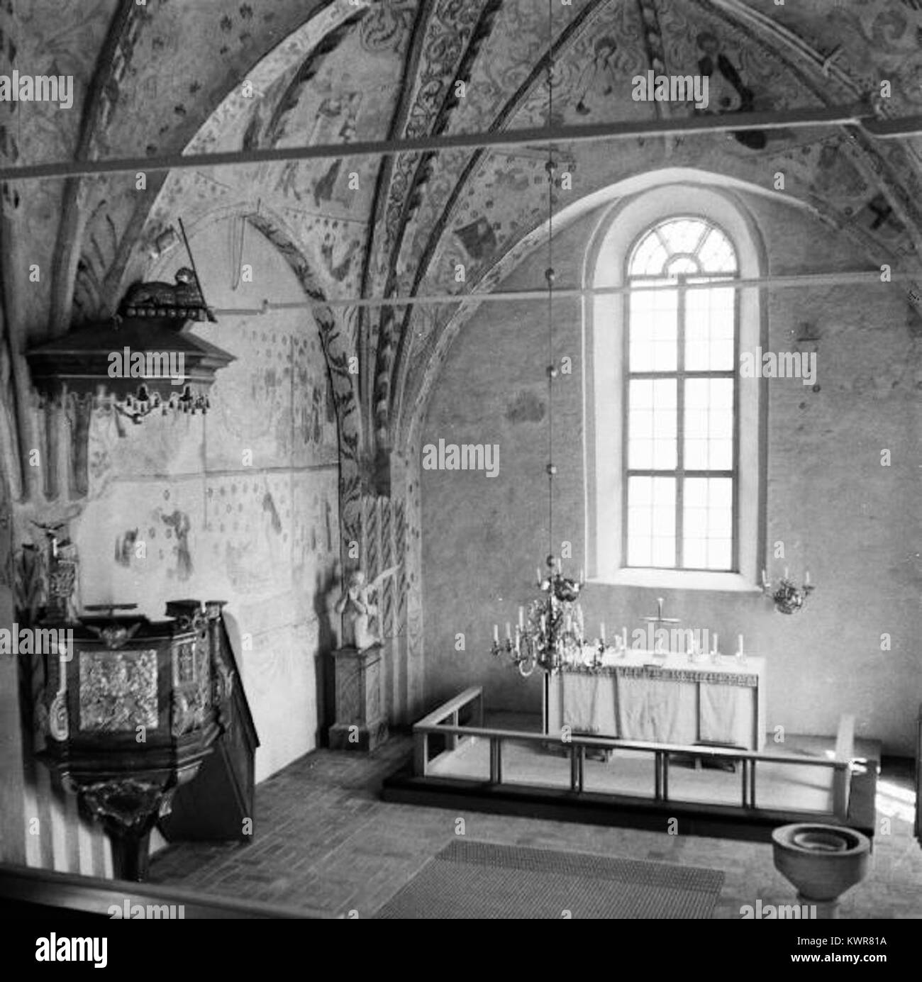 Decorated in red Black and White Stock Photos & Images - Alamy