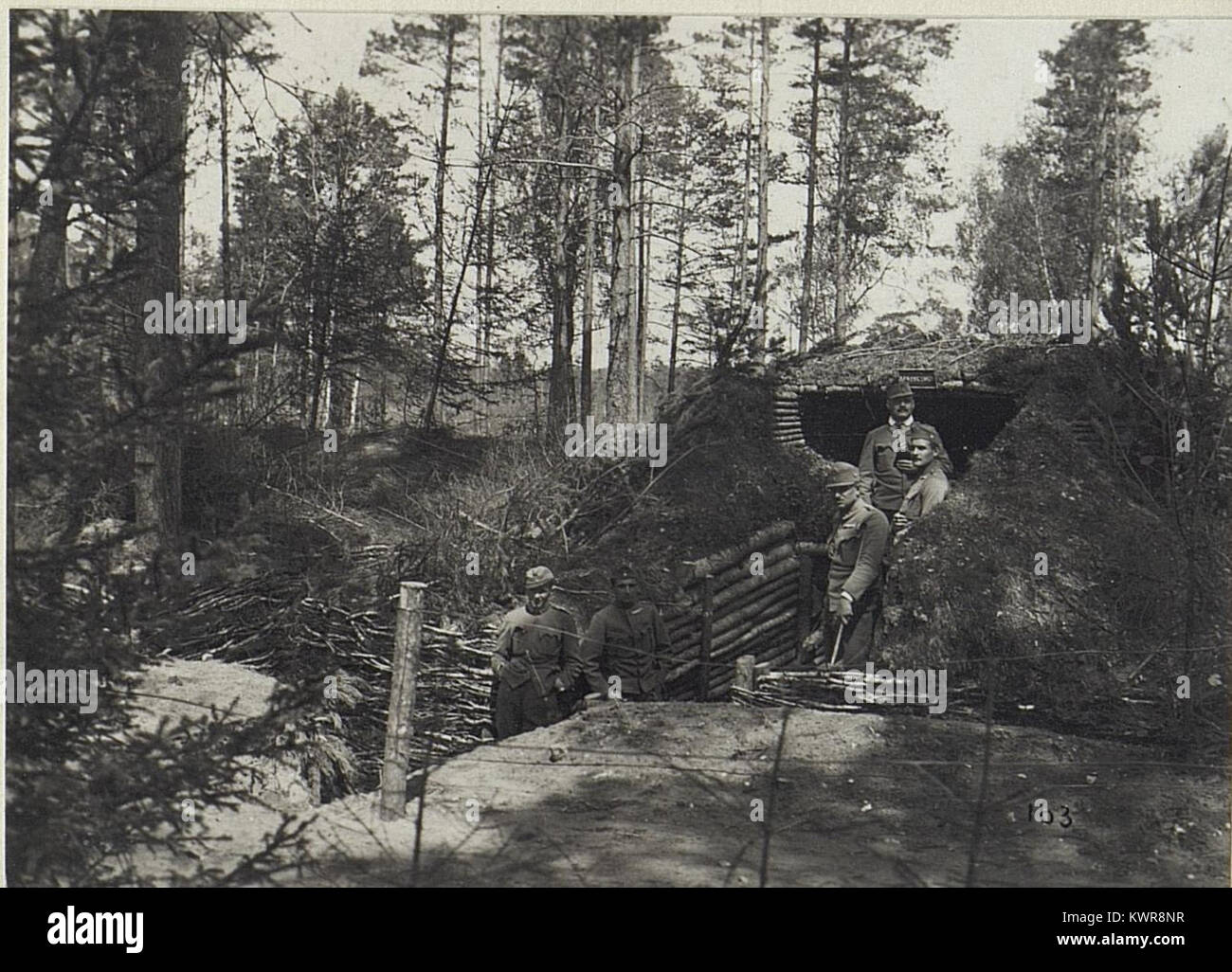 German front line trenches hi-res stock photography and images - Alamy