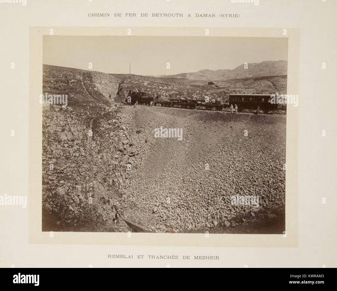 This image shows the embankment and trench of Mezheir, located between ...