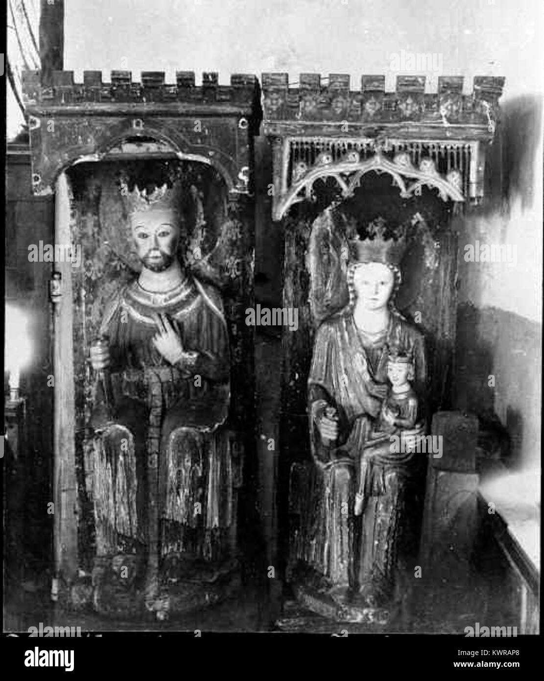 Medieval parish church in Black and White Stock Photos & Images - Alamy