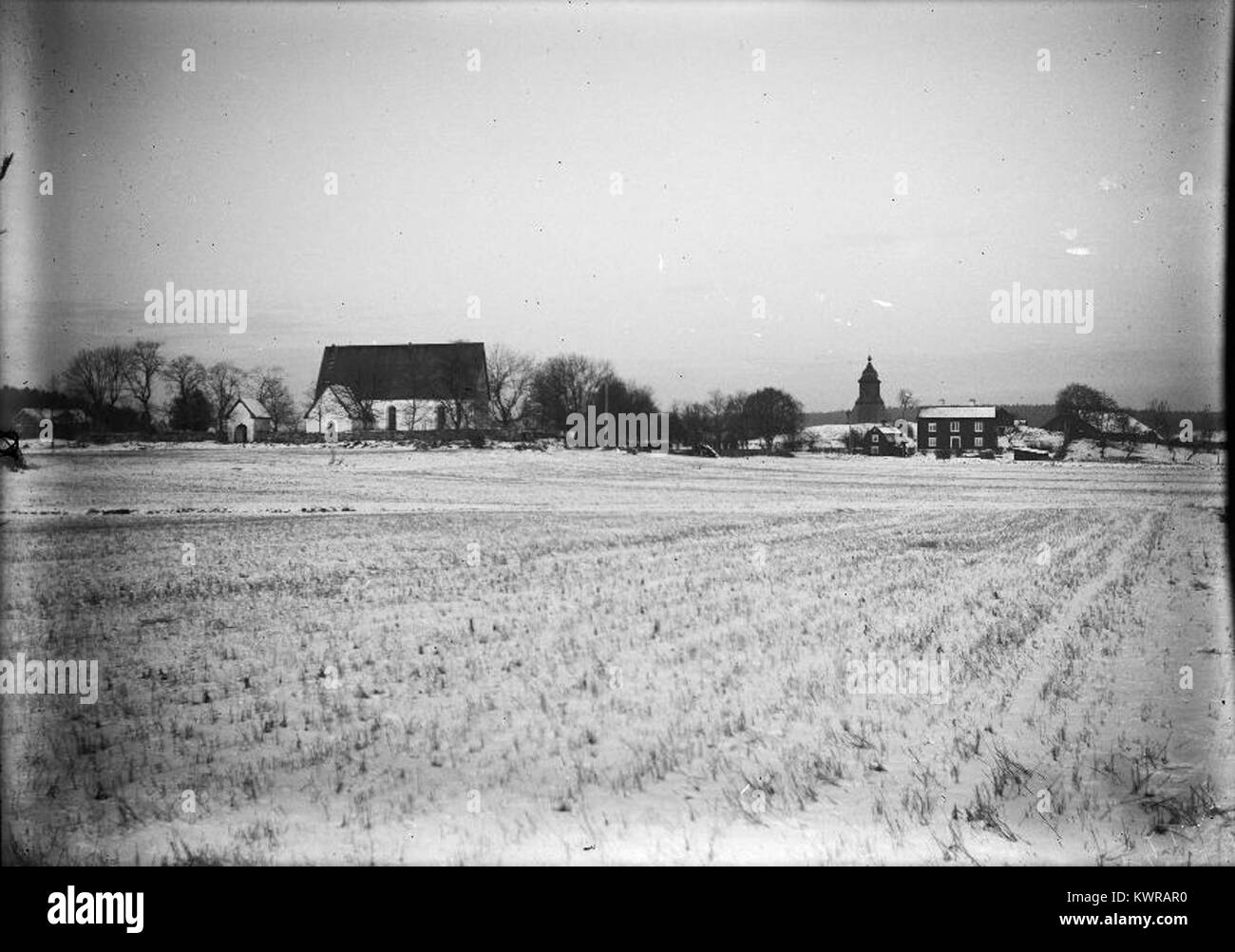 Östuna kyrka in Knivsta Municipality, Sweden, is a medieval Lutheran ...