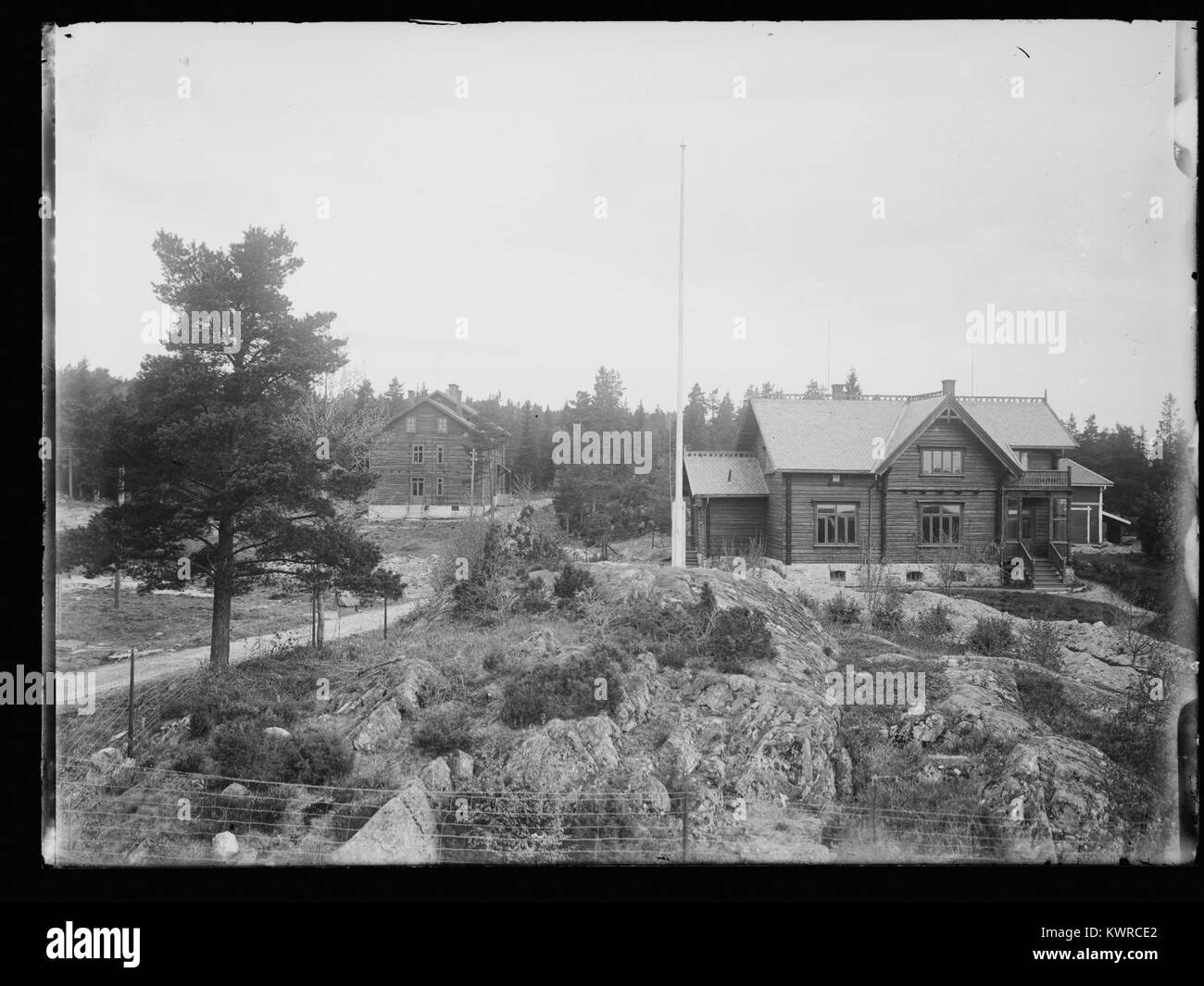 The photograph “Ørje kuranstalt” from the Norwegian National Library ...