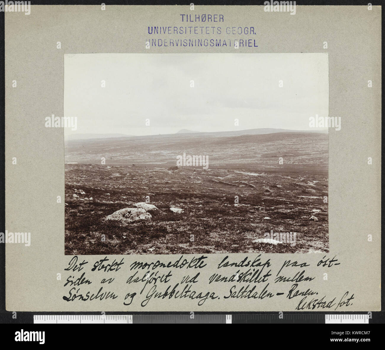 This image shows a landscape view from Saltdalen, a region in Norway ...