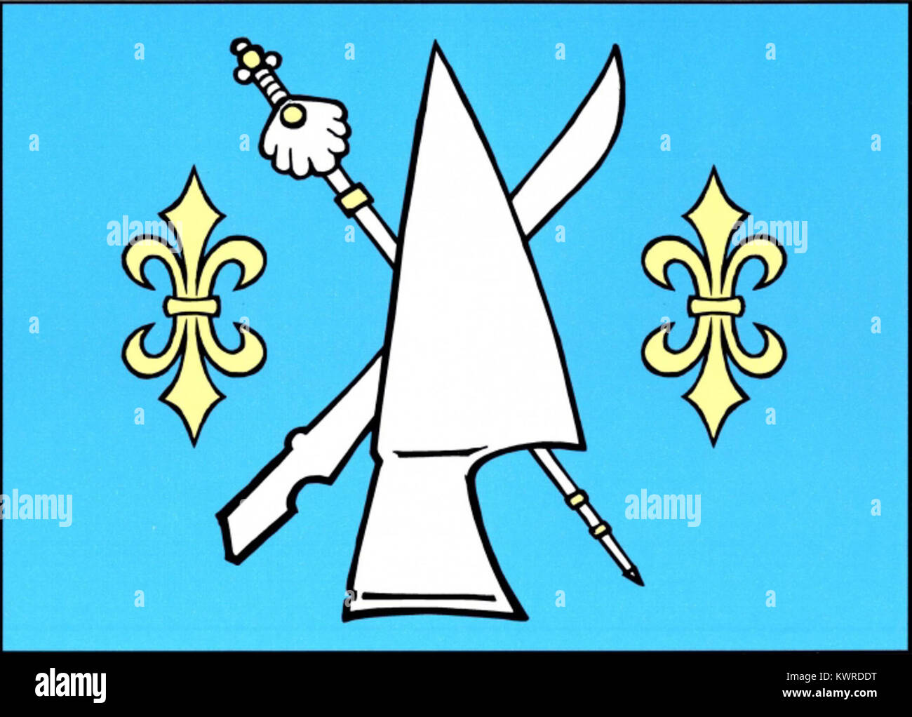 Černín ZN flag Stock Photo - Alamy