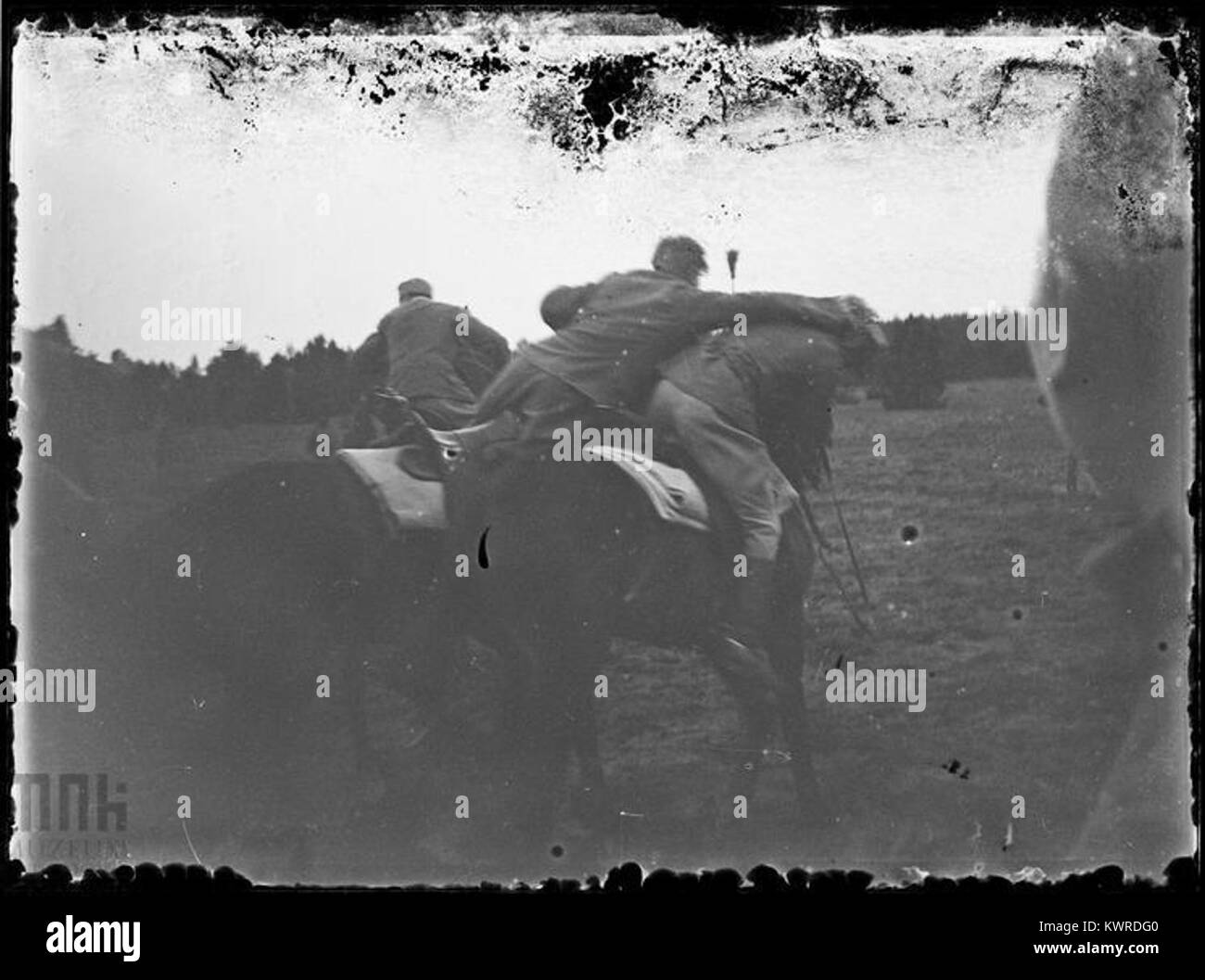 An image dated 1916 shows lancers of the 2nd Uhlan Regiment of the ...