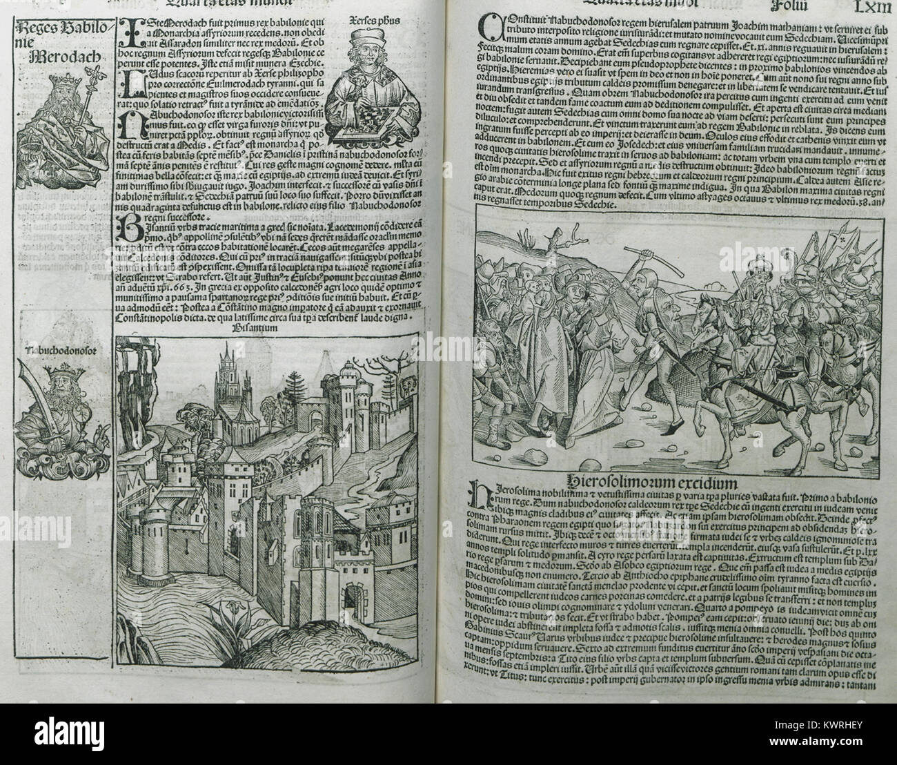 1493 woodcut hi-res stock photography and images - Alamy