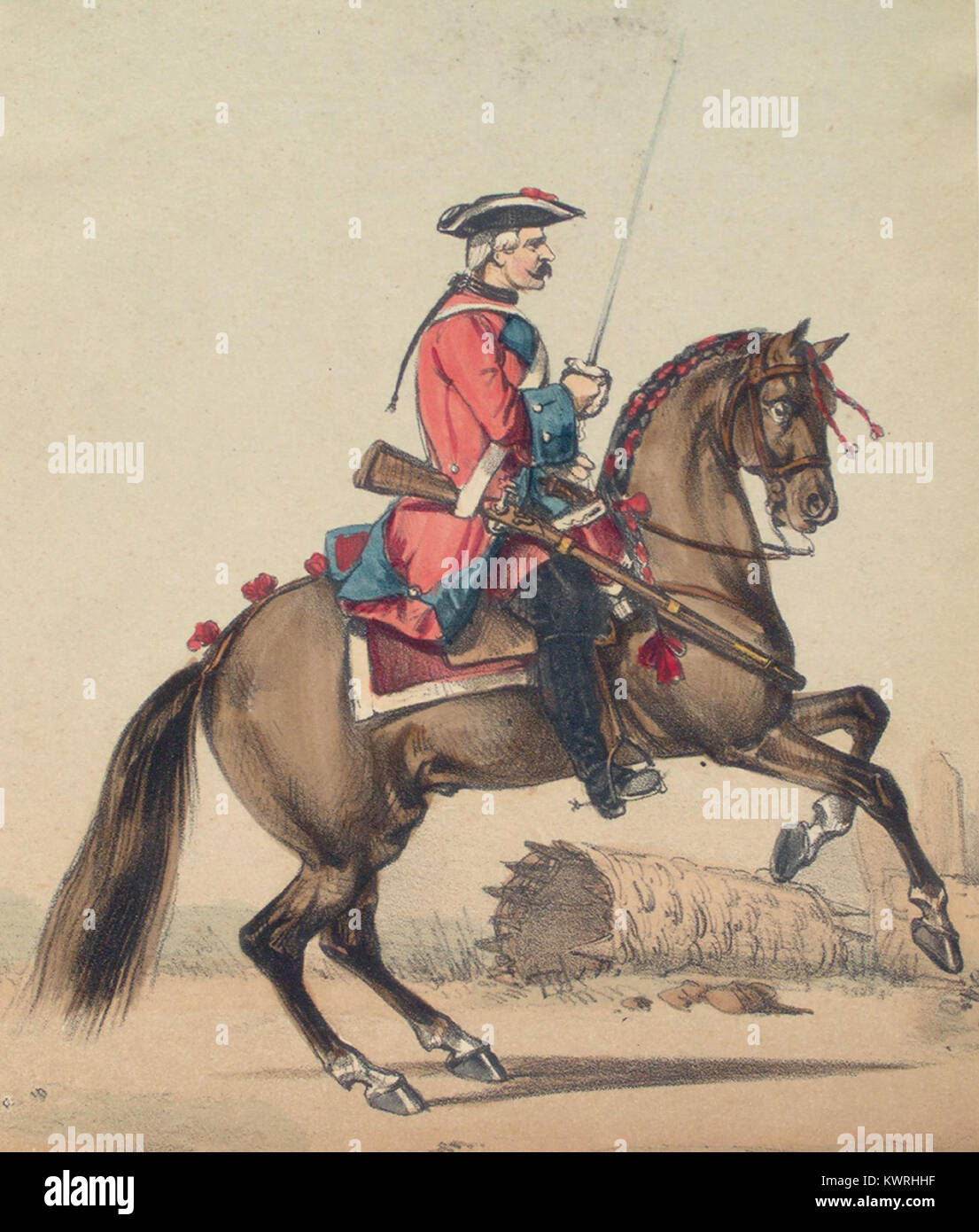 18th century spanish military uniforms hi-res stock photography and ...