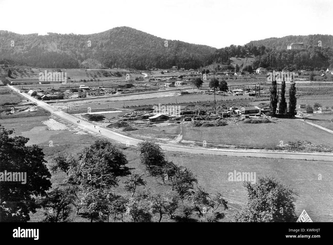 A 1958 document on the regulation of the Paka River in Slovenia details ...