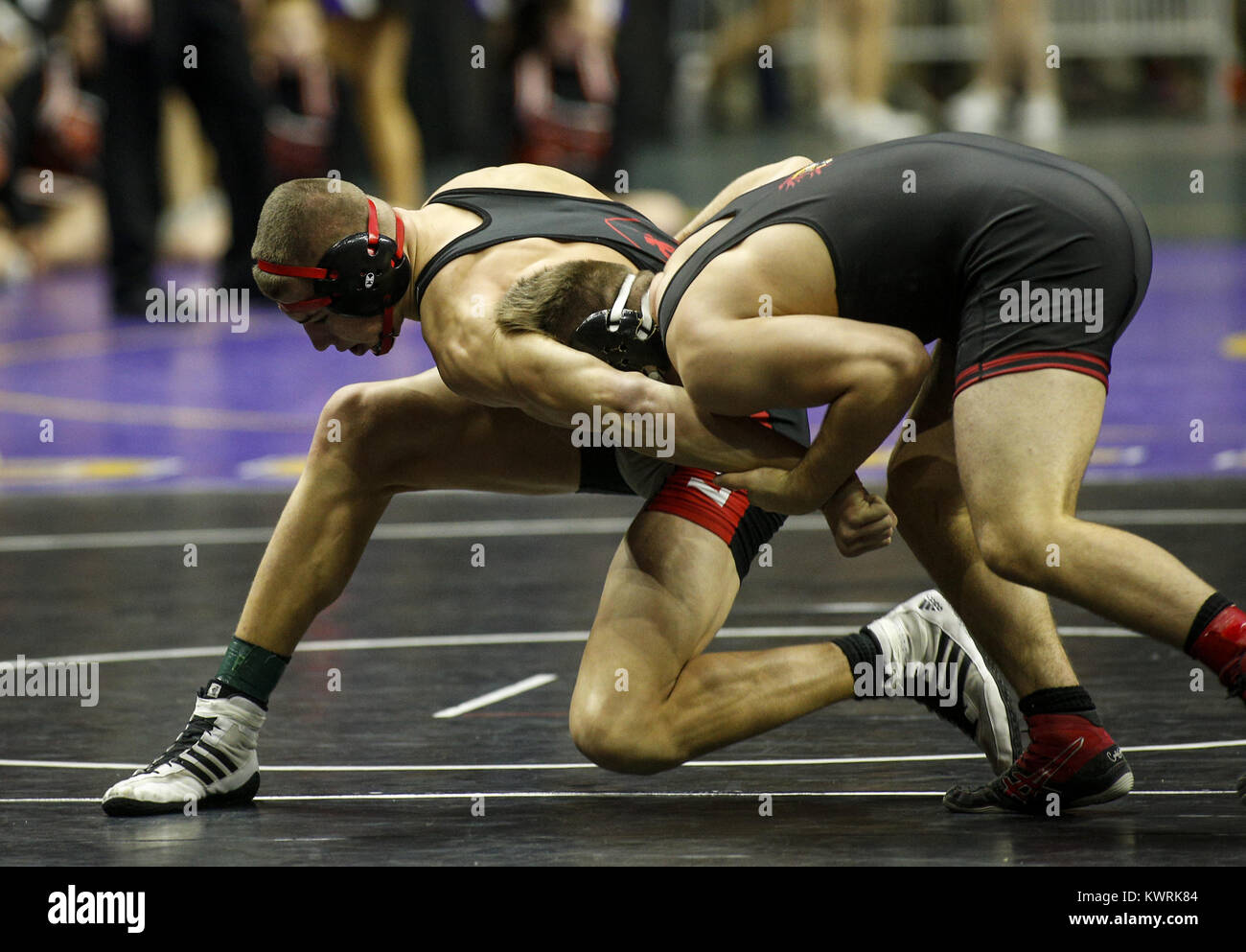 Des Moines, Iowa, USA. 16th Feb, 2017. North Scott's Zach Petersen ...