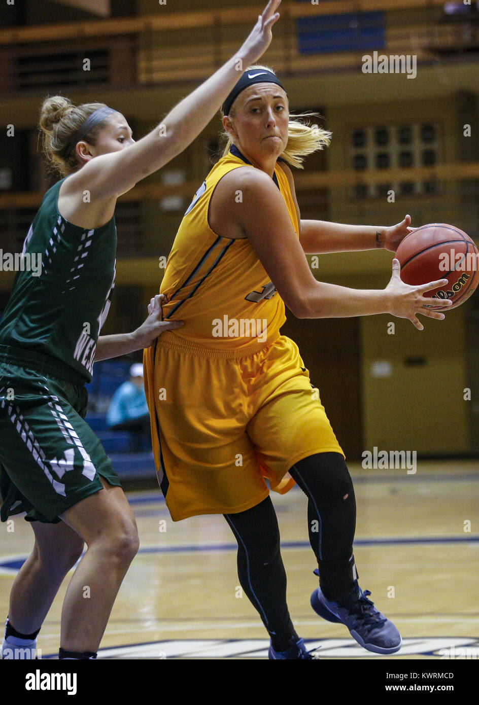 Rock Island, Iowa, USA. 18th Jan, 2017. Augustana's Sadie Roberts (32 ...