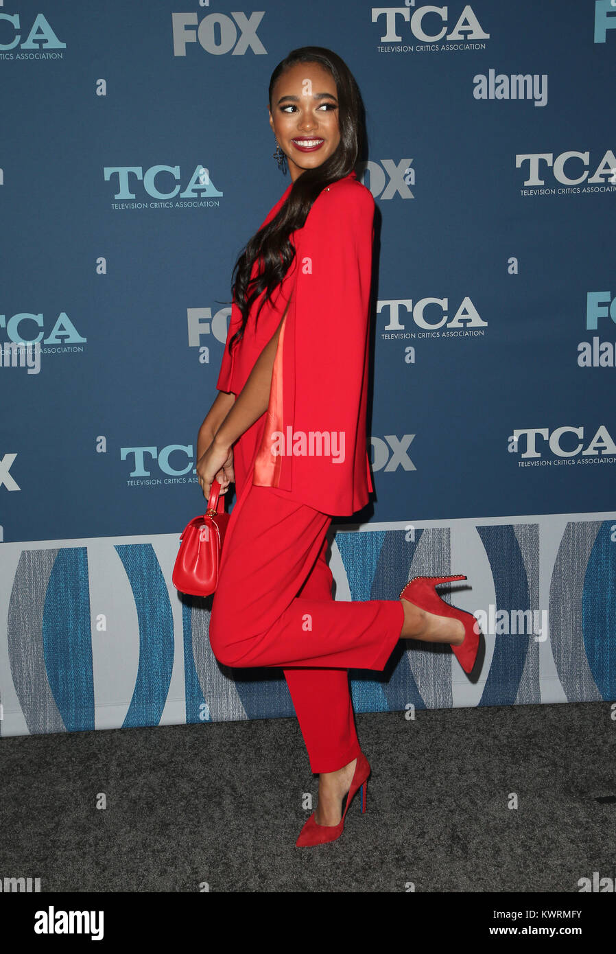 Pasadena. Ca. 4th Jan, 2018. Chandler Kinney at the FOX Winter TCA 2018 ...