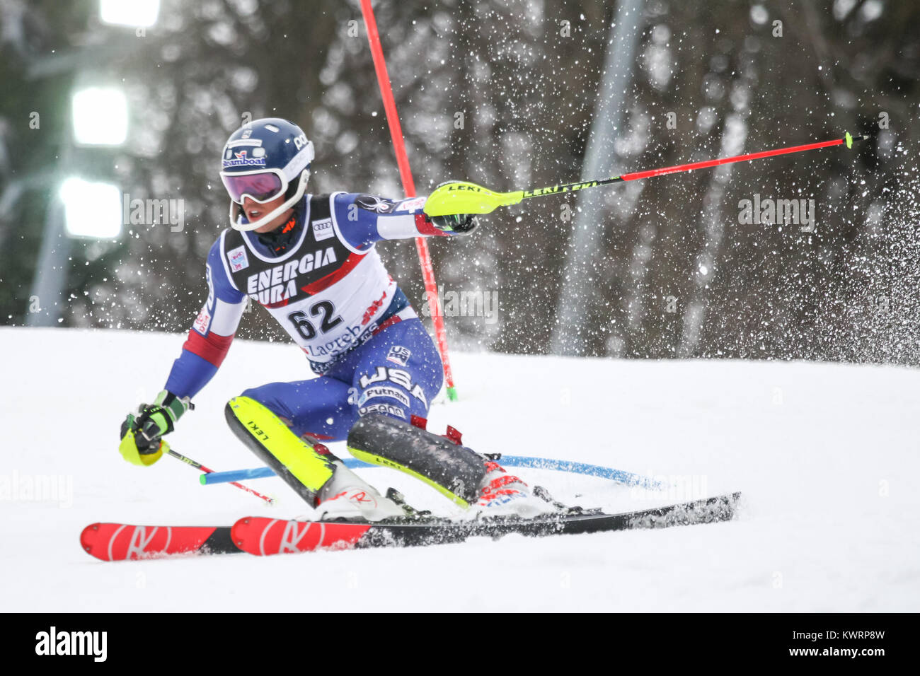 Zagreb, Croatia. 04th Jan, 2018. Roberts Hig of Usa competes during the ...