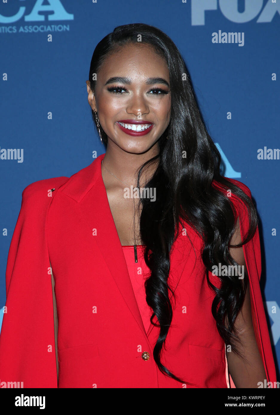 Pasadena. California, USA. 4th Jan, 2018. Chandler Kinney, at the FOX ...