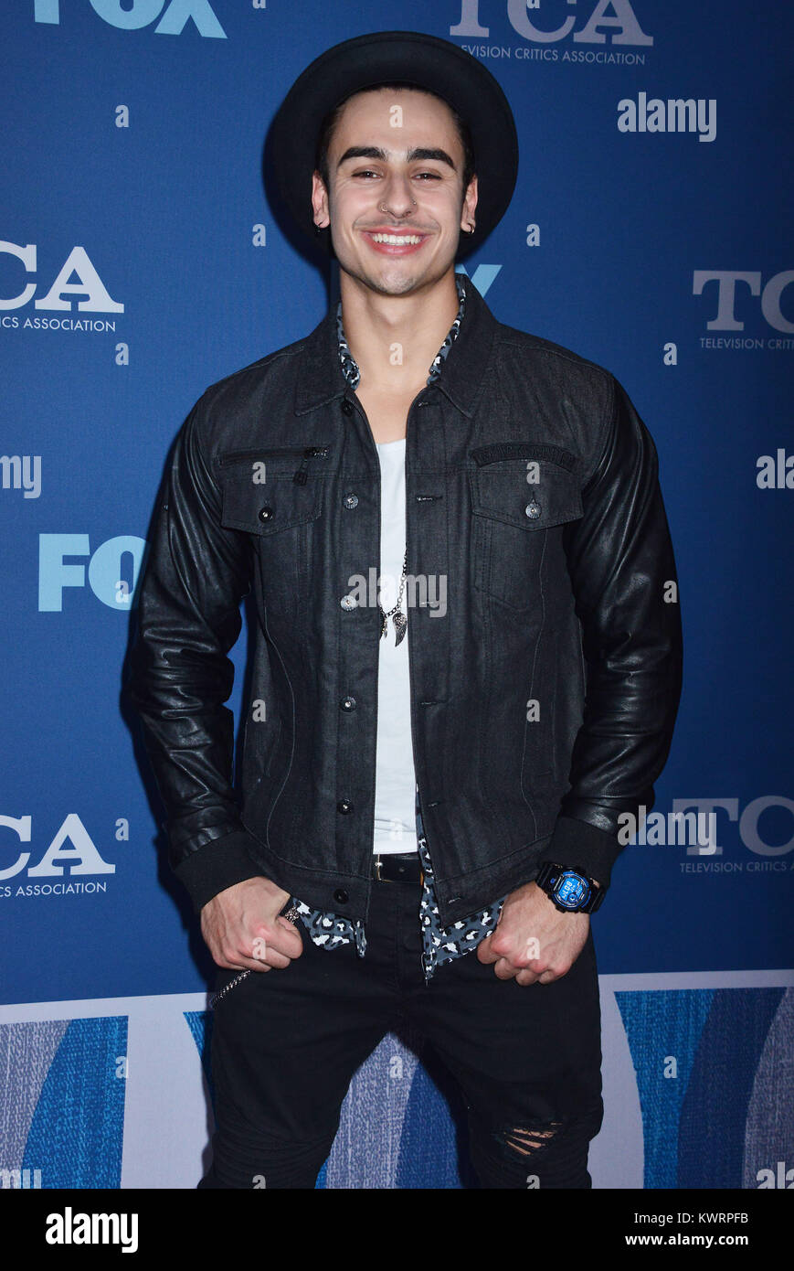 Pasadena, USA. 4th Jan, 2018. Ash Minor attends the FOX All-Star Party ...