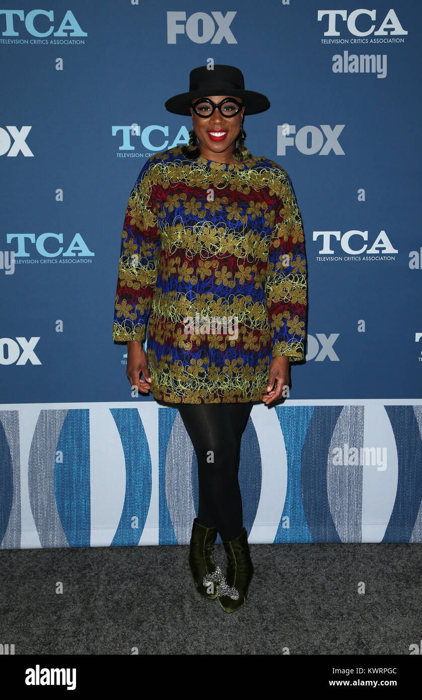 Pasadena. California, USA. 4th Jan, 2018. Aisha Hinds, at the FOX ...