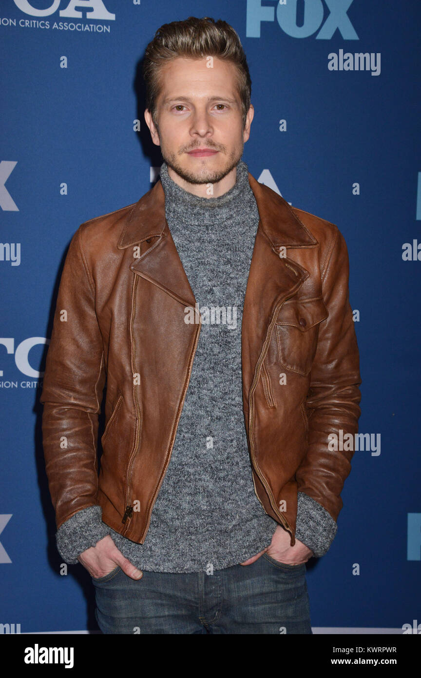 Pasadena, USA. 4th Jan, 2018. Matt Czuchry attends the FOX All-Star ...