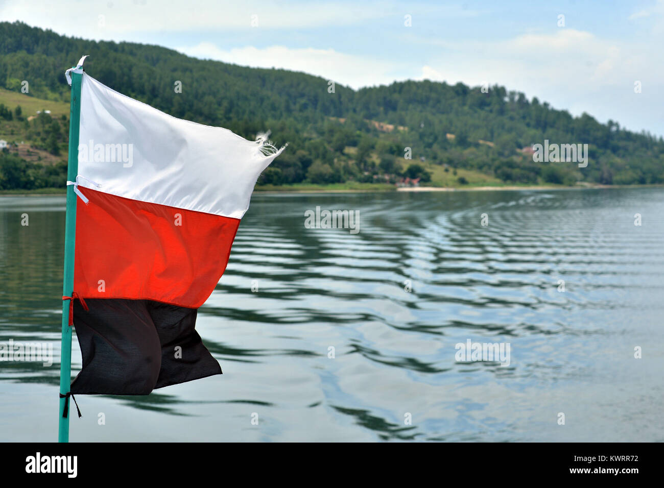 Medan, North Sumatra, Indonesia. 29th Oct, 2017. Batak tribal flag seen ...