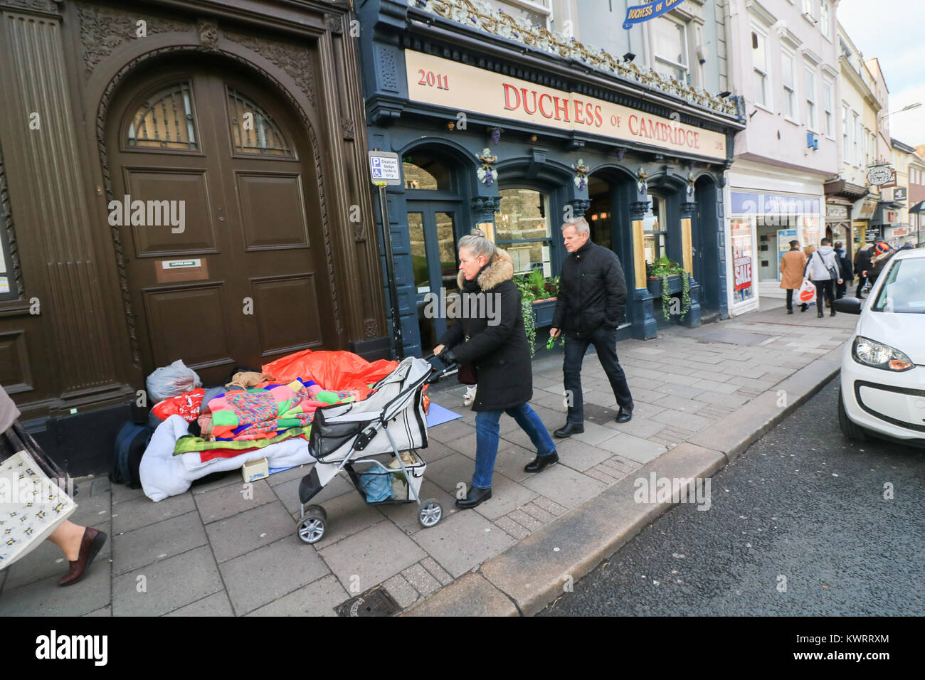 Cambridge homeless person hi-res stock photography and images - Alamy