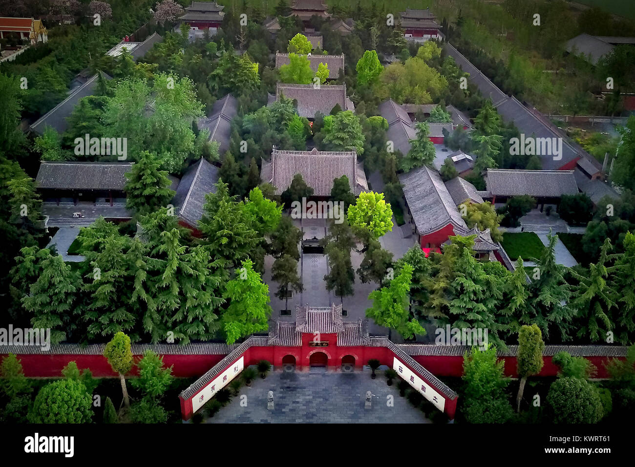 White horse temple aerial hi-res stock photography and images - Alamy