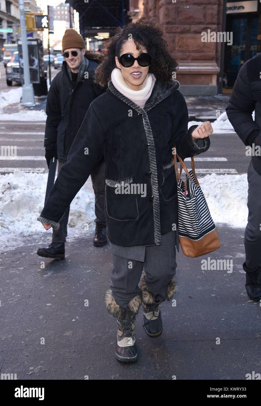 New York, NY, USA. 5th Jan, 2018. Margot Bingham, seen at BUILD Series ...