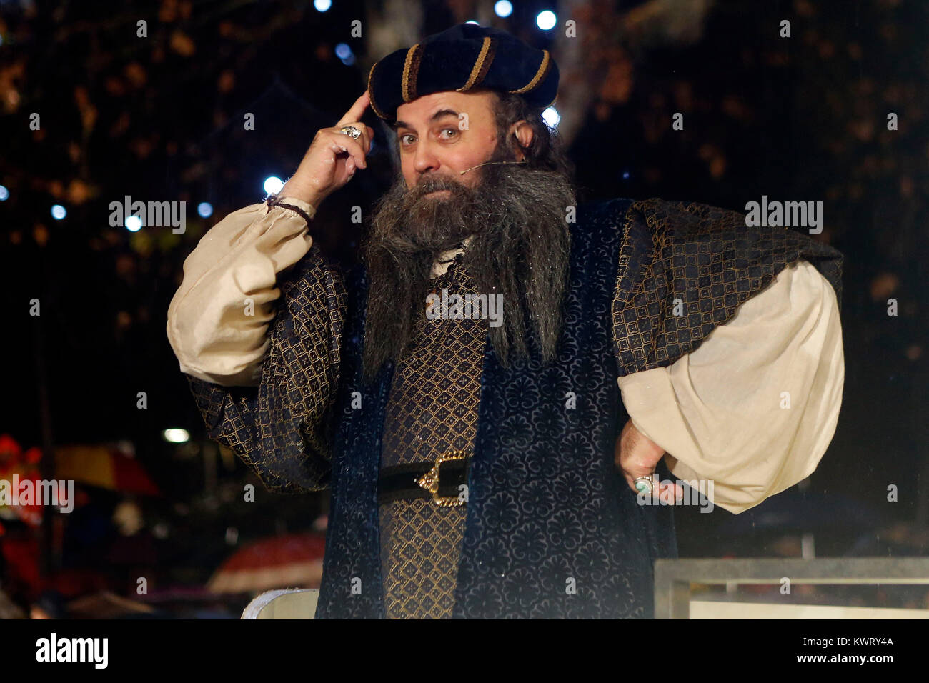 Three wise man parade in Madrid on 05 January 2018. Credit: Gtres ...
